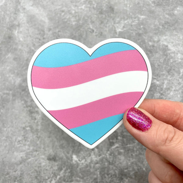Transgender Pride Sticker - Tangle Artistry